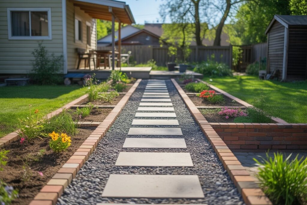 23 Beautiful Walkway Ideas to Upgrade Your Yard on a Budget